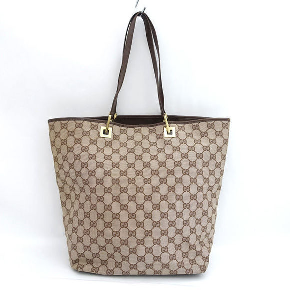 Gucci | Bags | Gucci Gg Bag Tote Canvas Tan | Poshmark